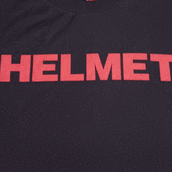 Vintage | Shirts | Helmet Band Logo Shirt Metal Rock Tee | Poshmark